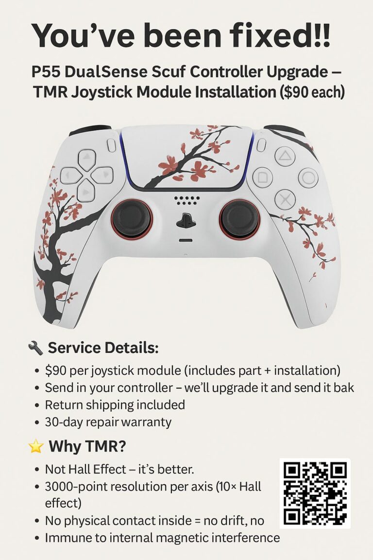 PS5 DualSense Controller Upgrade To TMR Sensors | Trílex Fix | Macbook ...